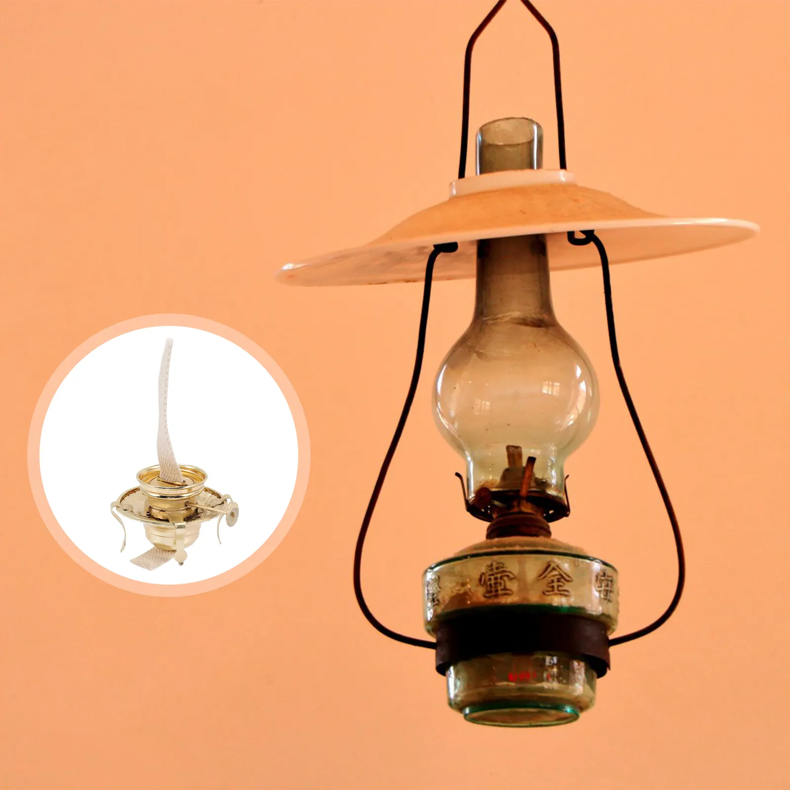 2024Kerosene Lamp Burner with Wick Holder and Replacement Wick ...