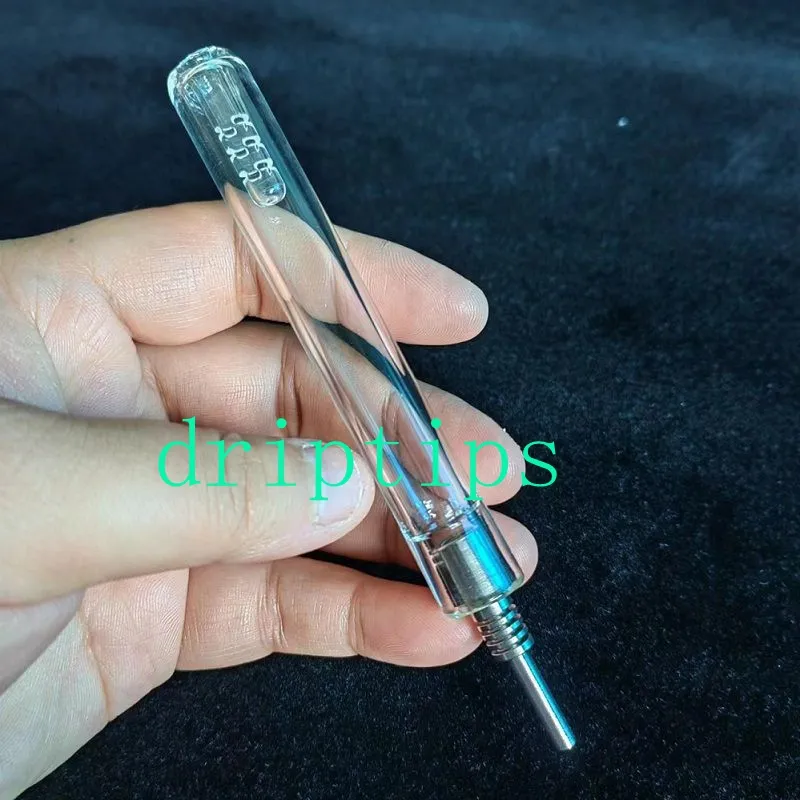 Mini Nector Collector Kit With 10mm GR2 Titanium Nail, Glass Pipe, Oil ...