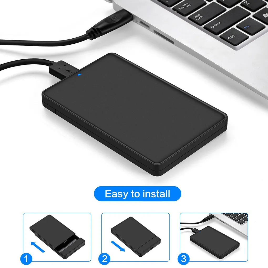 5-Bay USB 3.0 HDD Enclosure for 2.5/3.5 Inch SATA Hard Drive with ...