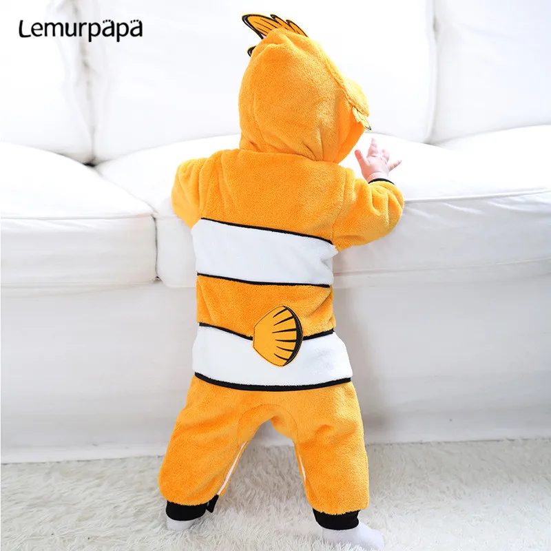 Kawaii Cute Baby Romper Nemo Costume Newborn Toddler Boy Girl Jumpsuit ...