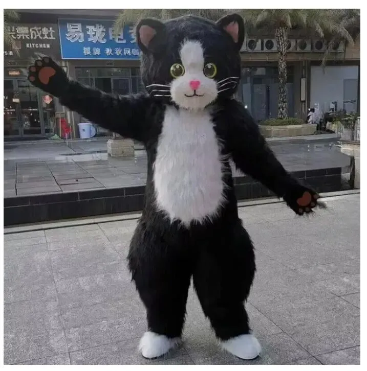 Mascots Costumes: Whimsical Cat Mascot Suit Up Plush, Lightweight Adult ...