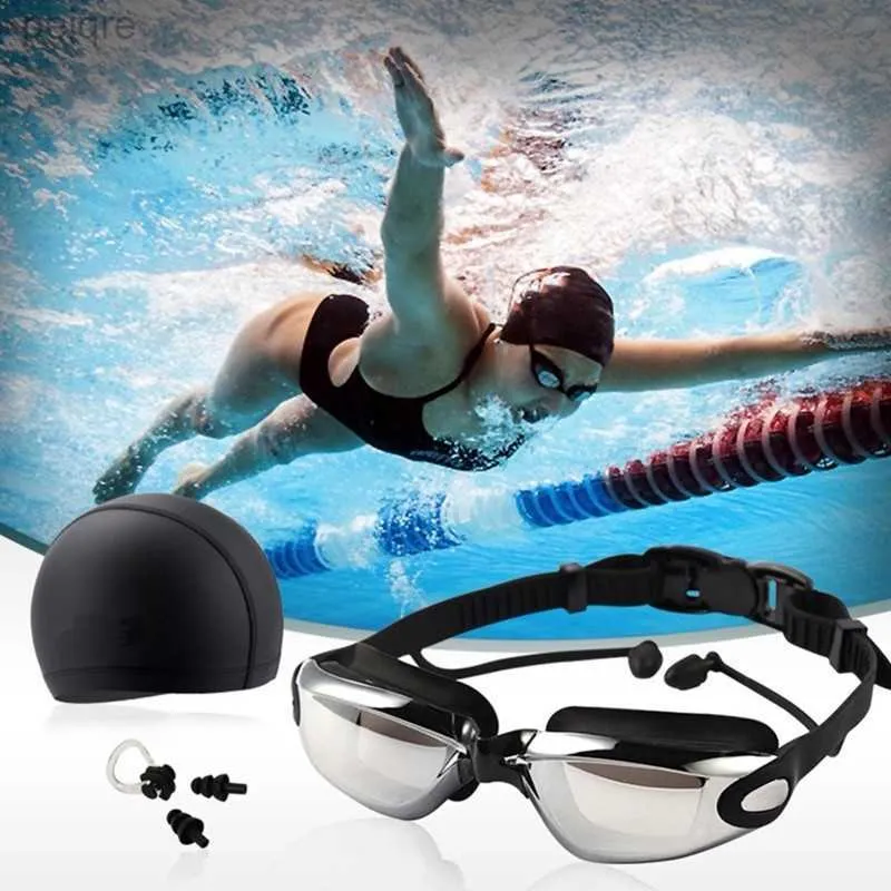 Anti Fog Swimming Goggles Set: Waterproof Swim Glasses With Anti Mist ...