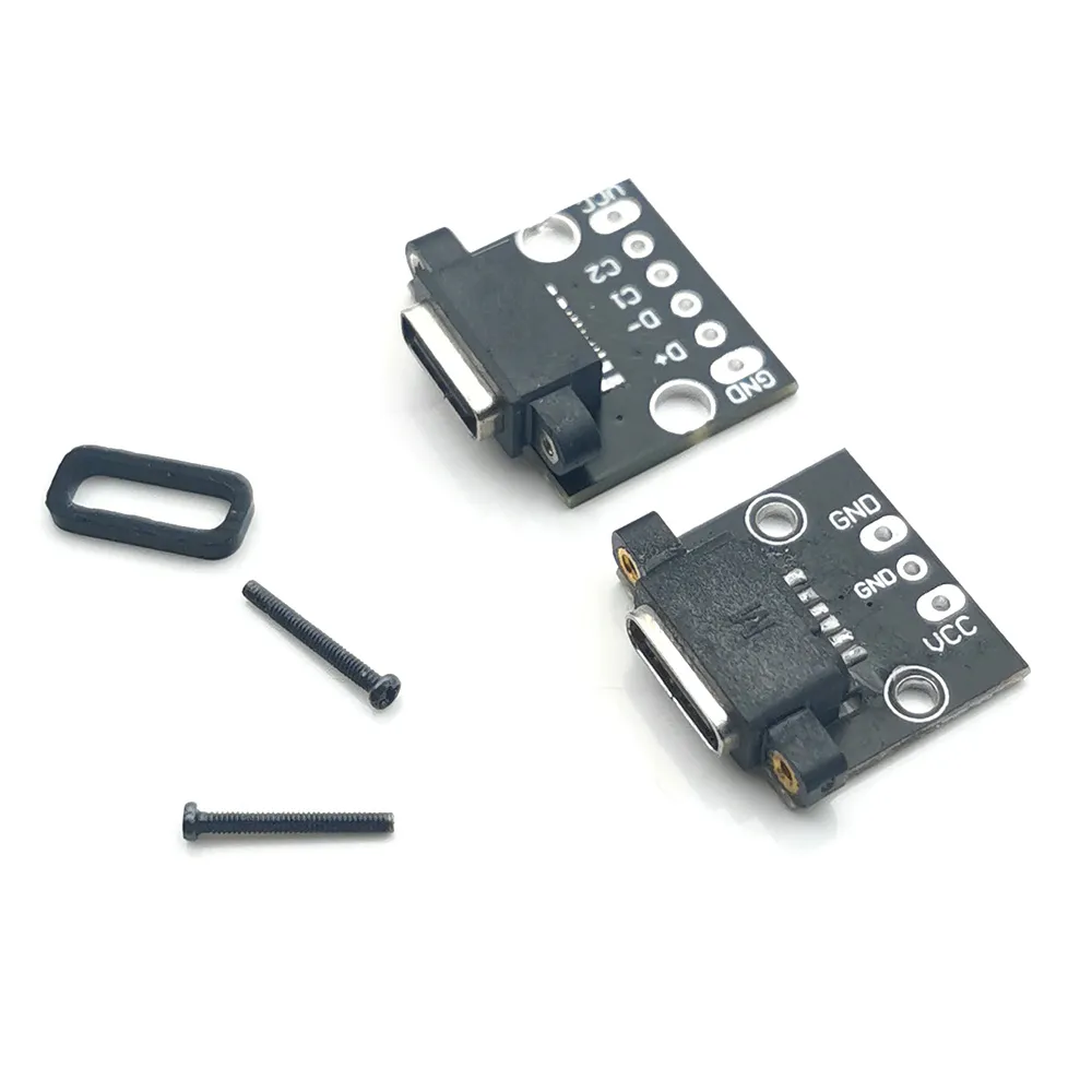Type-C Female USB 3.1 Test PCB Board Adapter, Type C 12P 6P Connector ...