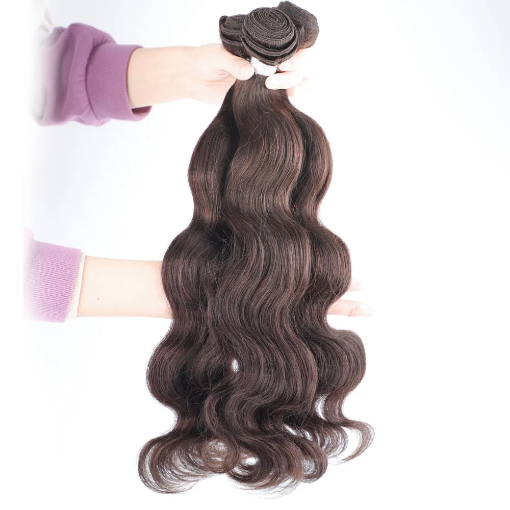 Body Wave Human Hair Bundles: Three Bundles, Double Weft, Chinese ...