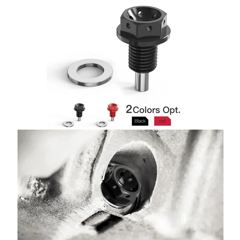 Bevinsee Magnetic Oil Sump Drain Plug M12x1.5 for BMW E46 E90 E91 E92 ...