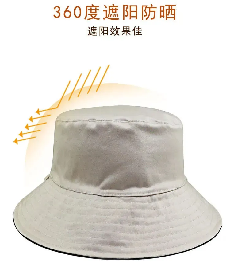 Big Size Bucket Hats Plus Size Man Hat Large Head Outdoor Panama Caps ...