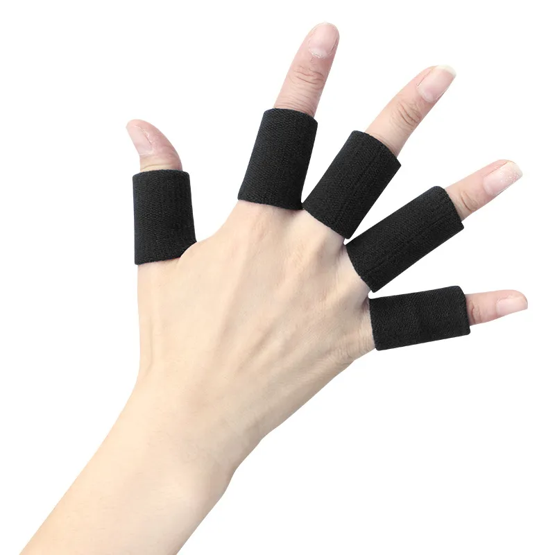 10 Pack Elastic Finger Sleeves Sports Support for Arthritis, Finger ...