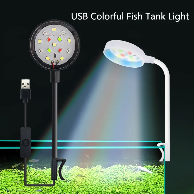 Premium USB Aquarium Light: Waterproof LED Fish Tank Lighting ...