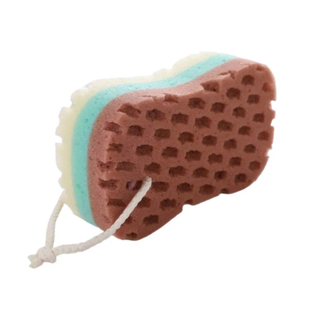 Bath Scrub Sponge Exfoliating Body Scrubber Soft Shower Cleaner for ...