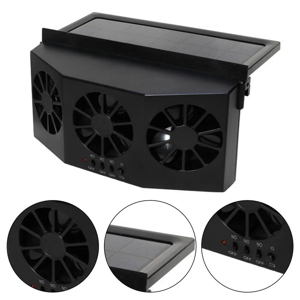 DHgate.com:Circular Solar-Powered Car Fan - Efficient Cooling for a ...