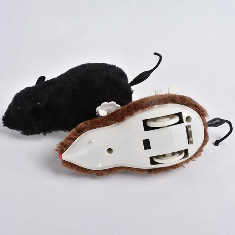 Interactive Plush Mouse Toy for Cats and Dogs - Spring Powered, Funny ...