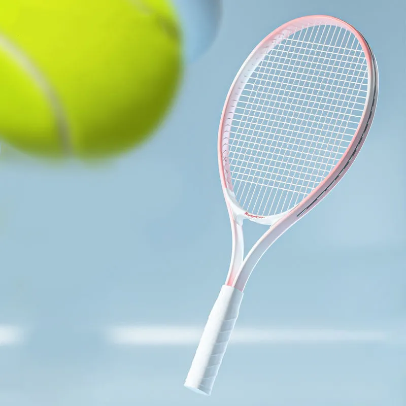 DHgate.com:Aluminum Alloy Single Rebound Tennis Racket for Adults ...