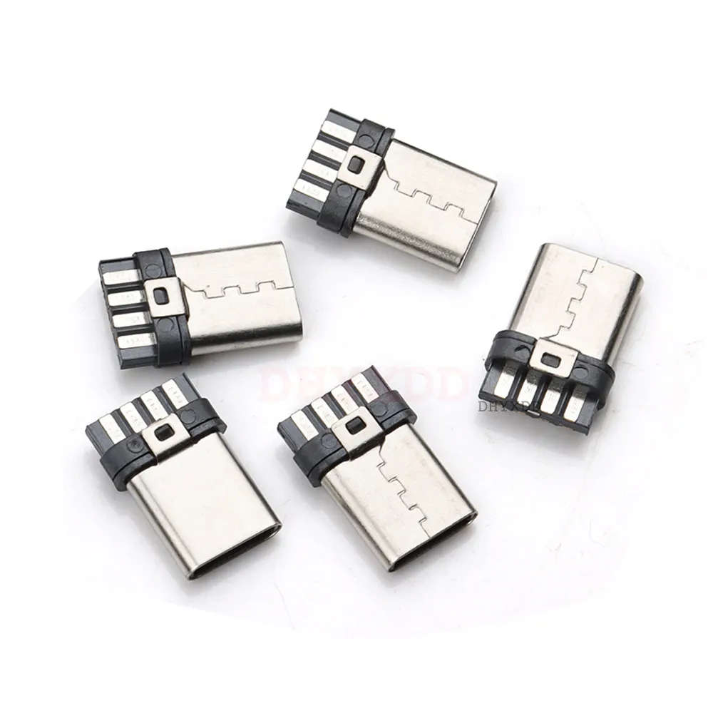 DHgate.com:Upgraded 8/4/2 Pin USB-C Receptacle Socket, PCB Mount ...