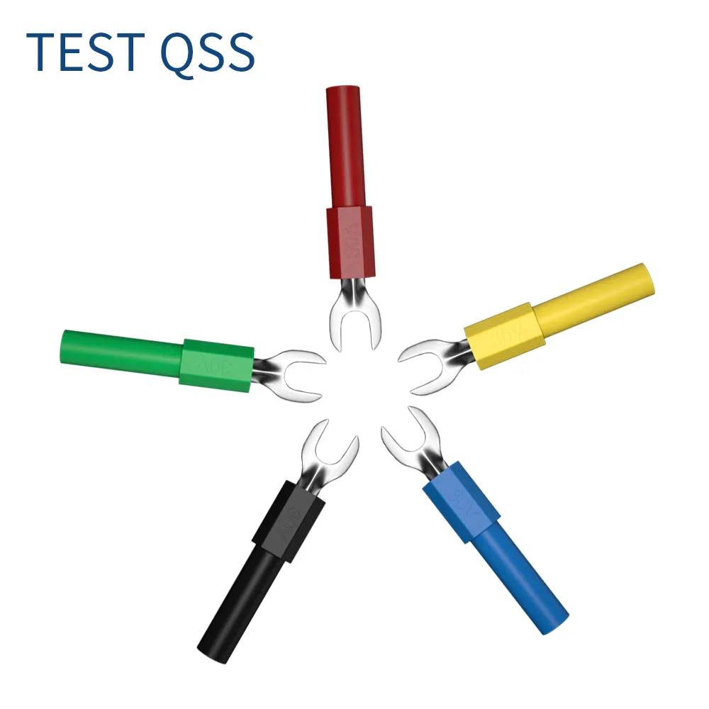 DHgate.com:QSS 10Pcs 4mm Insulated Fork Spade U-Type Wire Connectors ...