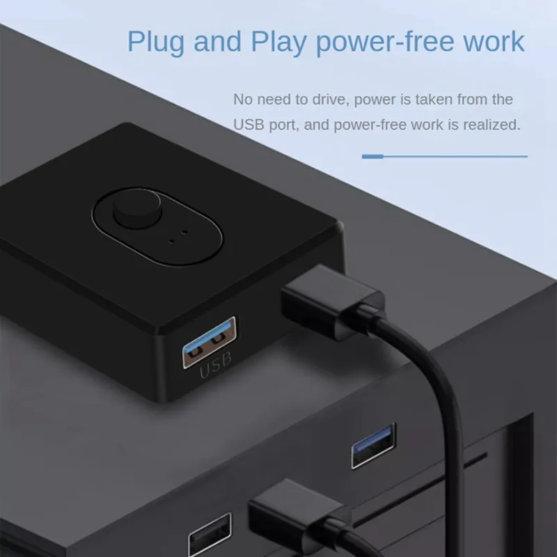 Black USB 3.0 kvm s with 1X2/2X1 Splitter for Laptop, Printer, Keyboard ...