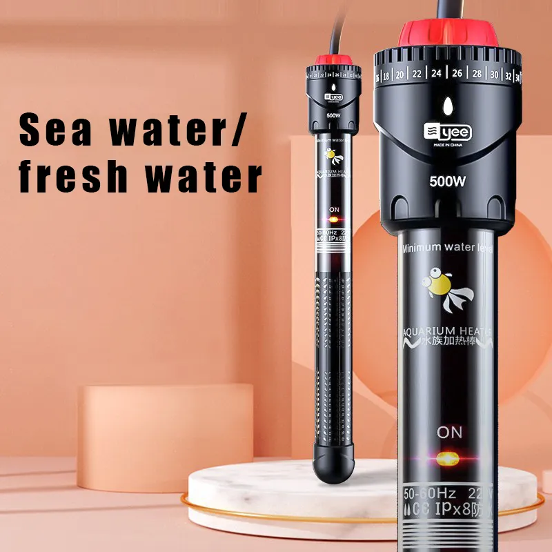 Fish Tank Heaters: 50W/500W Adjustable Aquarium Submersible Heater With ...