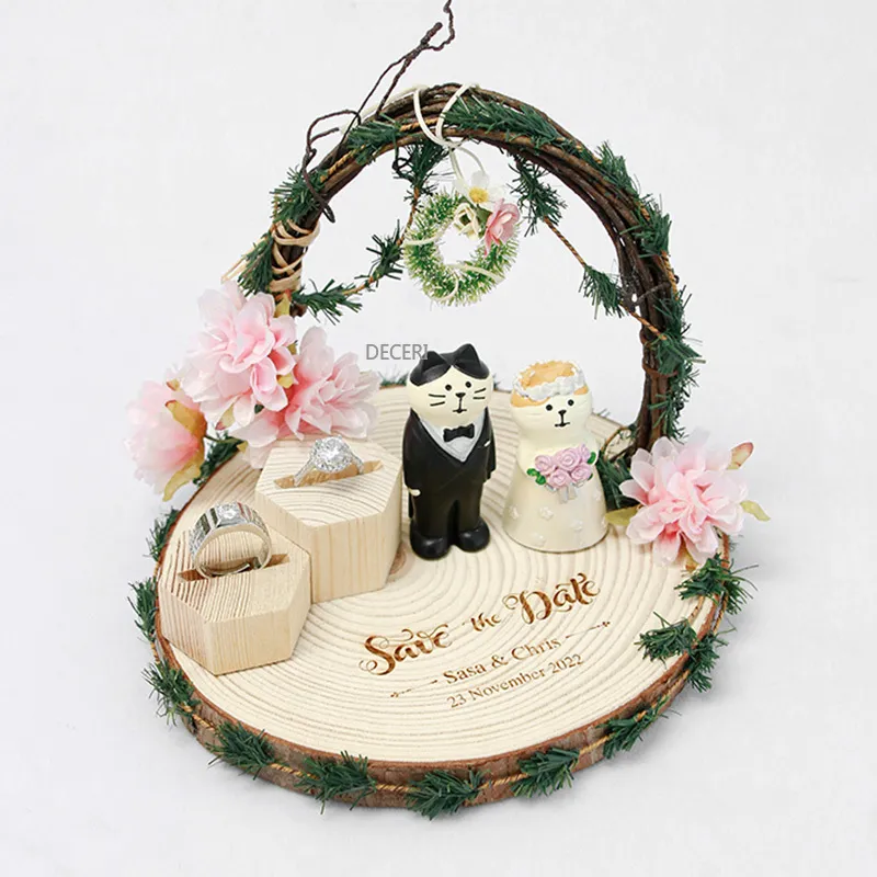 DHgate.com:Custom Arch Wooden Ring Box for Engagement/Wedding ...