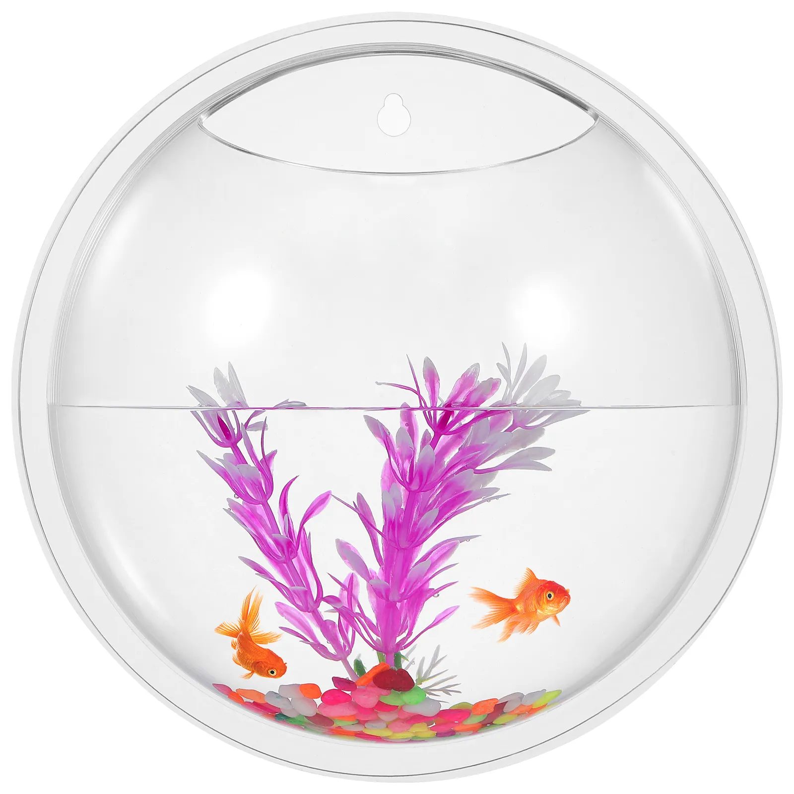2024Creative Wall-Mounted Acrylic Fish Tank, Transparent Acrylic ...