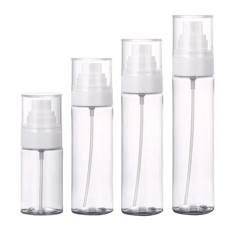 DHgate.com:Clear & Matte Empty Refillable Perfume Bottles - PET PP Plastic Mist Spray Containers ...