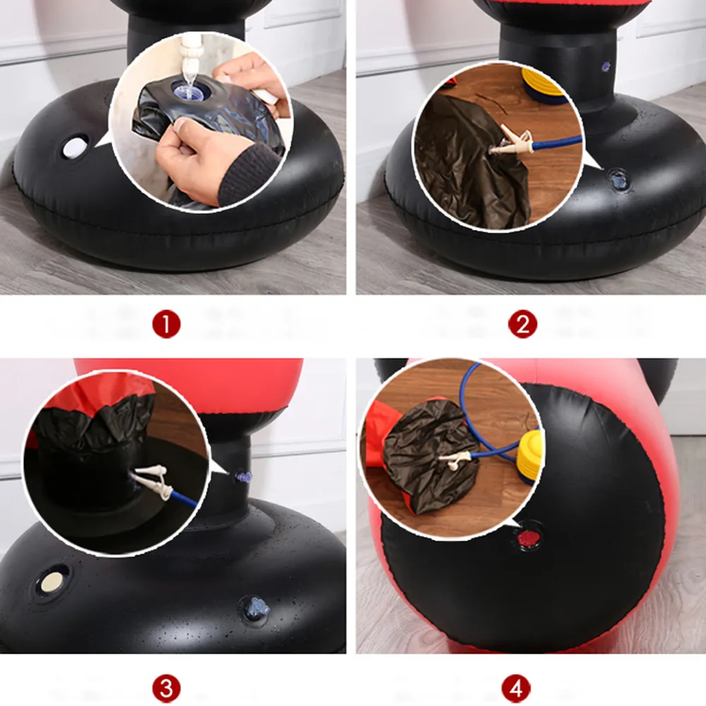 PVC Inflatable Boxing Bag for Adults and Kids - Train Anywhere from ...