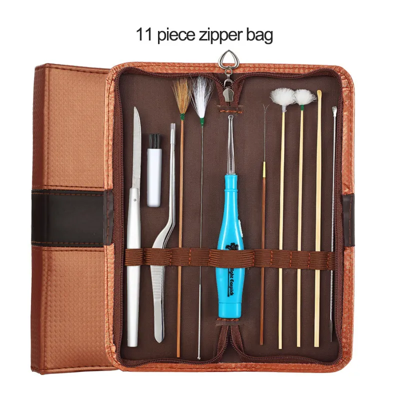 Ear Pick Tools Set Stainless Steel Ear Picker Tool with Feather Stick ...