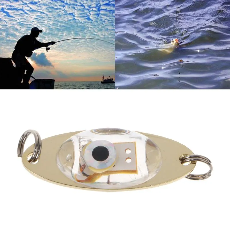 Brand New LED Deep Drop Eye Shaped Saltwater Fishing Squid Saltwater ...