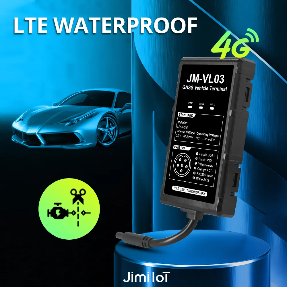 DHgate.com:2024JIMIIOT VL03 Waterproof Motorcycle GPS Tracker, Cut-Off ...