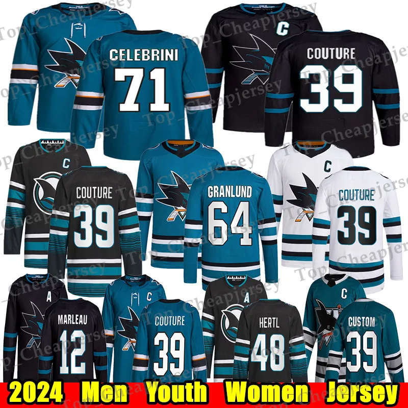 San Jose Sharks #71 Macklin Celebrini Custom Hockey Sweatshirts With ...