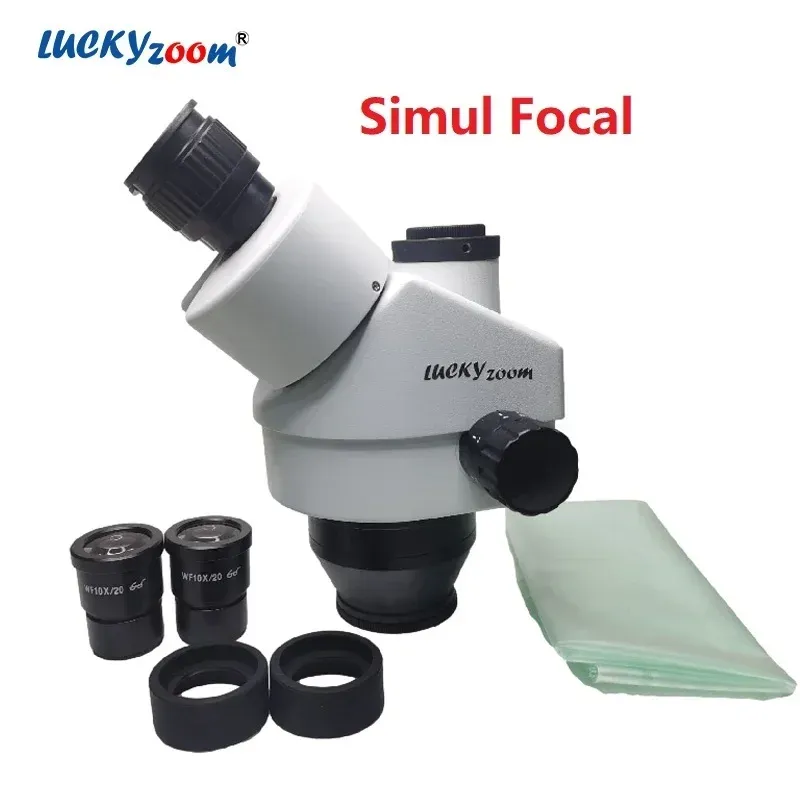 DHgate.com:7X-45X Trinocular Stereo Microscope, Simul Focal Zoom Head ...
