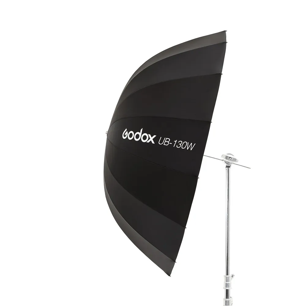Godox UB-130W 51in 130cm Parabolic Black White Reflective Umbrella with ...