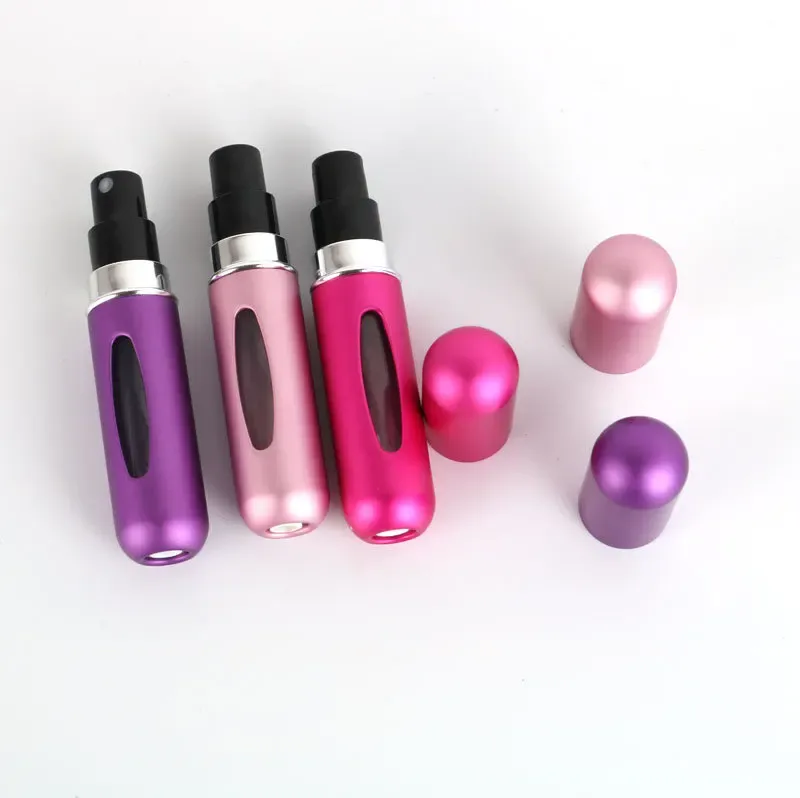 DHgate.com:5-Pack Mini Perfume Atomizers - 5ml Portable Travel Cosmetic ...