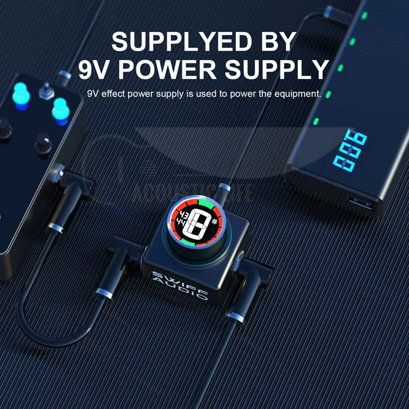 DHgate.com:SWIFF AUDIO C20 Mini Chromatic Pedal Tuner for Guitar & Bass ...