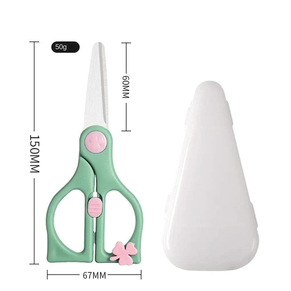 DHgate.com:1PC Portable Ceramic Baby Scissors | Safe Baby Food Meat ...