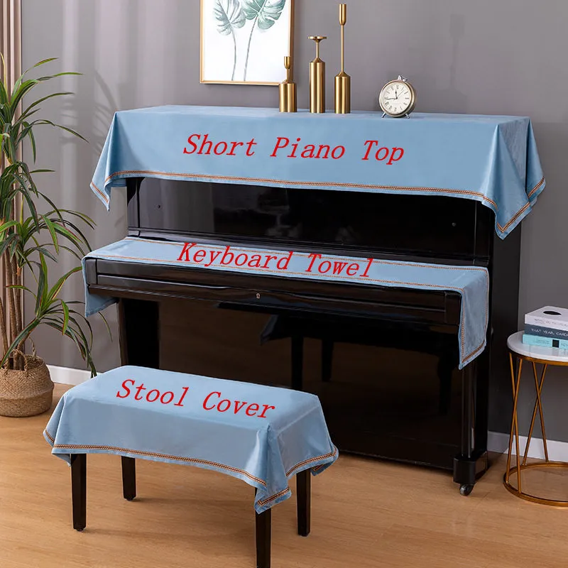 DHgate.com:Upright Piano Stool Cover | Solid Color Dustproof Keyboard ...