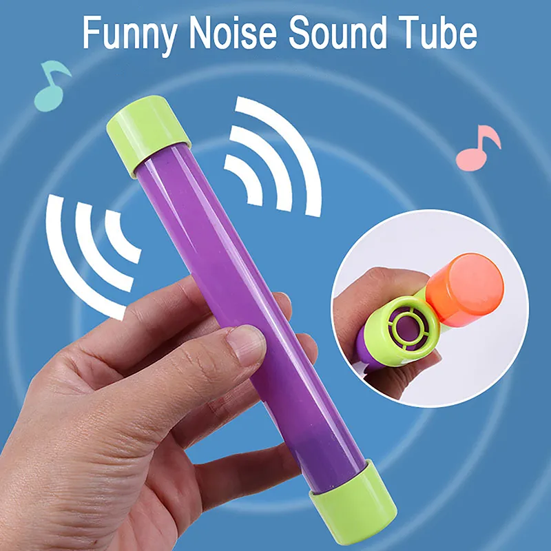 Fun Recycling Plastic Bottles Shake Farting Tube Toy For Kids Noise ...
