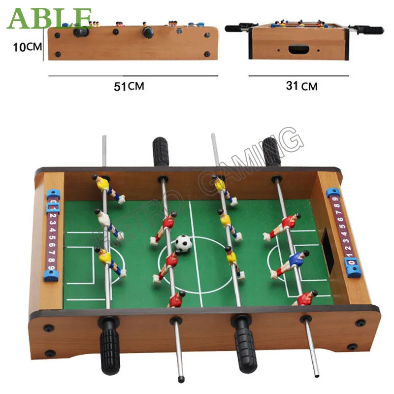 Premium Wooden Frame Soccer Table With Legs 69x62x37cm 6 Rows Perfect ...