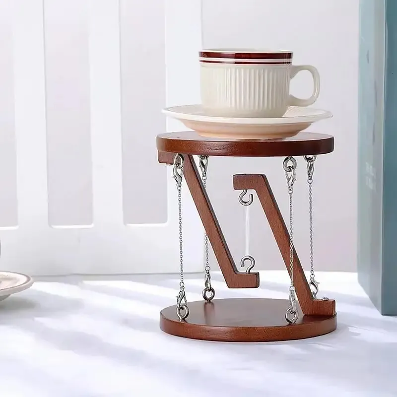 Tensegrity Table: Wooden Kinetic Sculpture Building Blocks Toy Anti ...