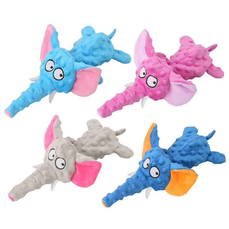 DHgate.com:Squeaky Elephant Plush Dog Toy, Interactive Chew Toy for ...