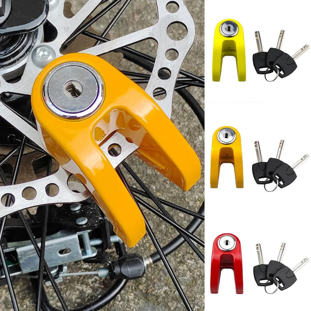 Anti-Theft Steel Brake Disc Rotor Lock for Motorcycles and Bicycles ...