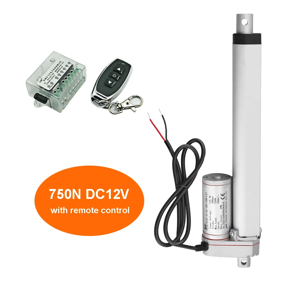 12V 750N RF general electric universal remote Linear Actuator with ...