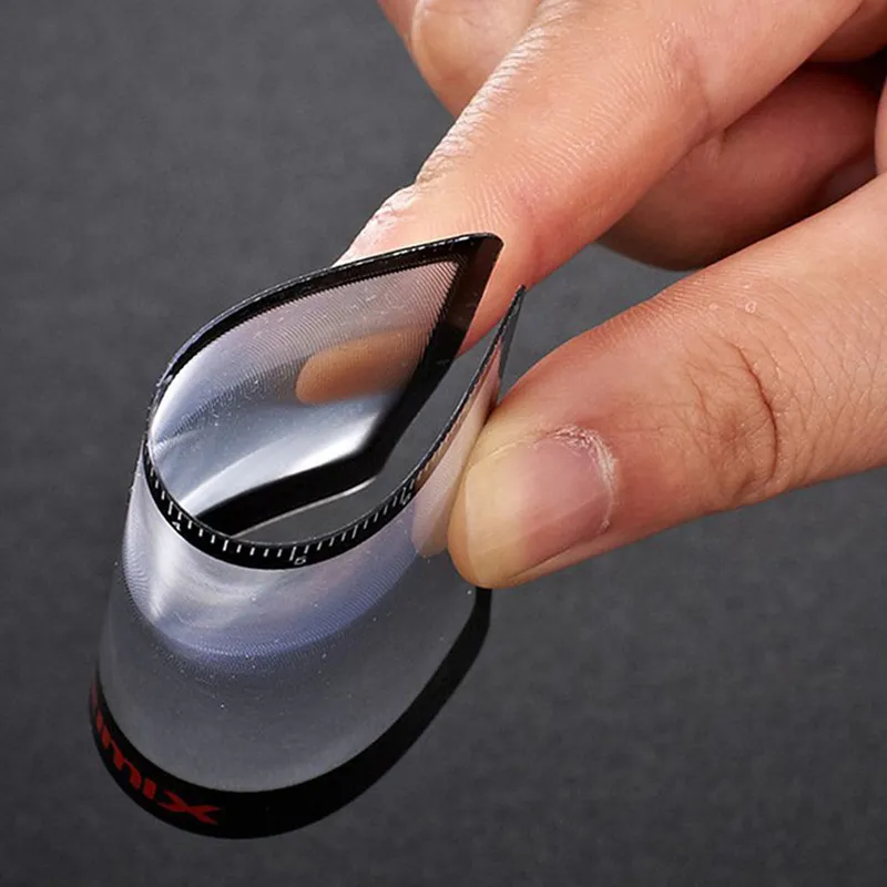 Portable Card Magnifying Glass 3X Fresnel Lens Handheld ABS Plastic ...