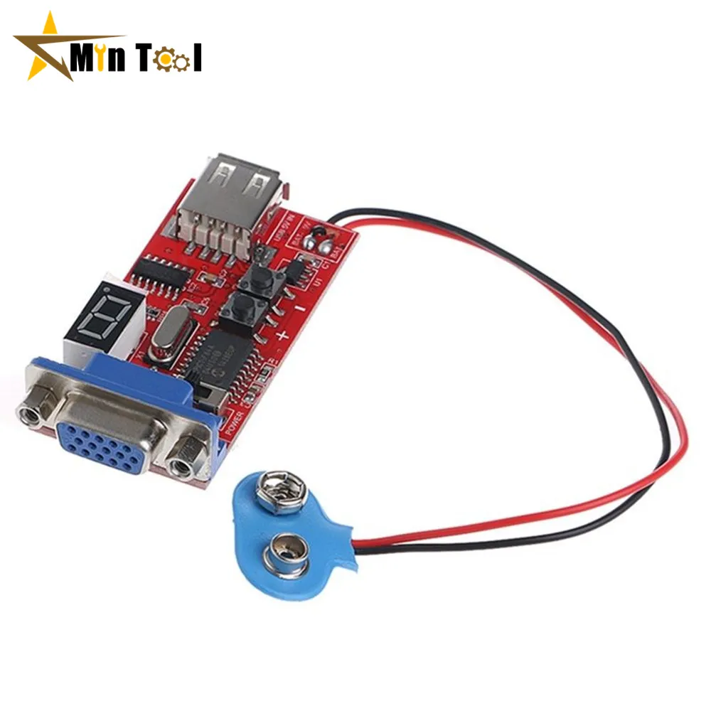 VGA Signal Generator LCD Tester with 15 Signal Outputs USB Battery Dual ...