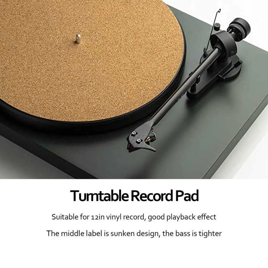 DHgate.com:3MM 12in Cork & Rubber Turntable Record Pad Felt Record Mat ...