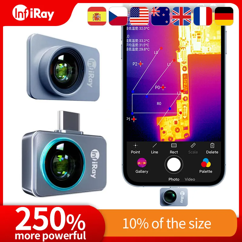 P2 Pro Thermal Imaging Camera Phone Repair Tool Infrared Imager from ...