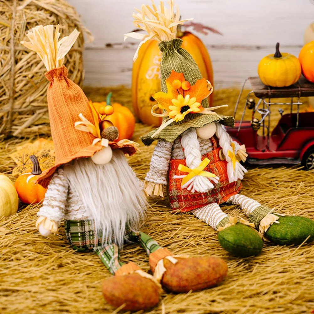DHgate.com:Plush Maple Leaf Elf Gnome: Autumn Harvest Decor Toy for ...