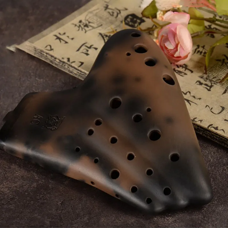 DHgate.com:Orff Triple Ceramic Ocarina Flute, Professional Musical ...