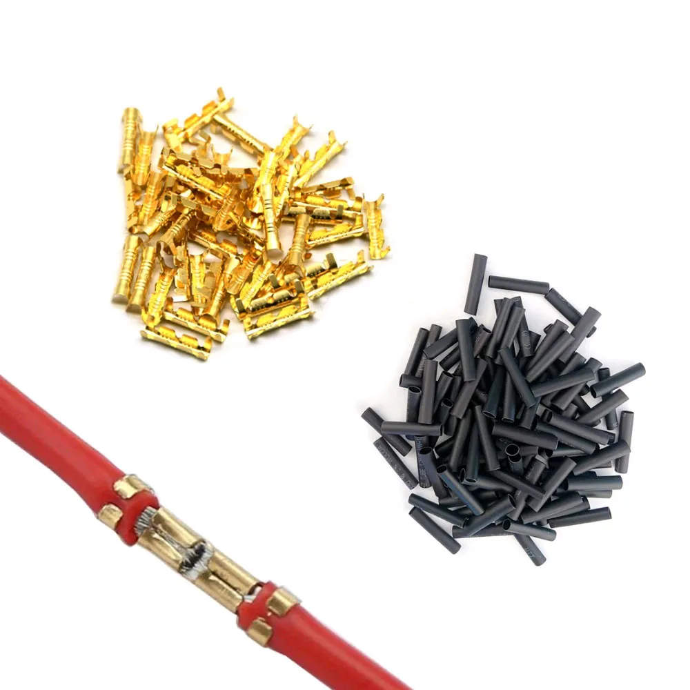 U-Shaped Terminal Tab Connectors: 453 Pack, Small Teeth Fascia, 0.3-1 ...