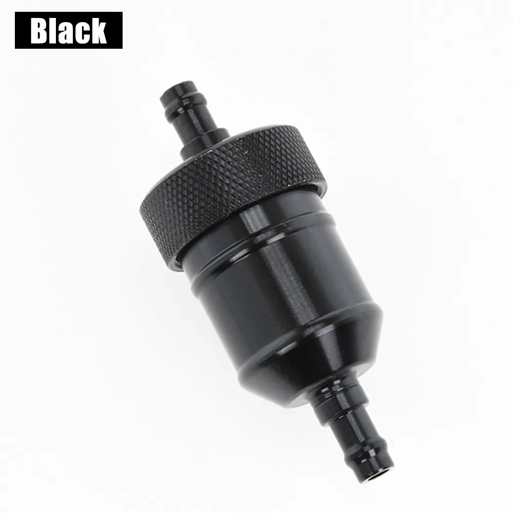 Universal 8mm CNC Aluminum Petrol Gas Fuel Filter Inline for Car ...