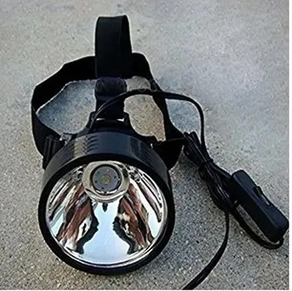 DHgate.com:Powerful Rechargeable LED Headlamp: 8W 6V/12V/24V DC-Powered ...