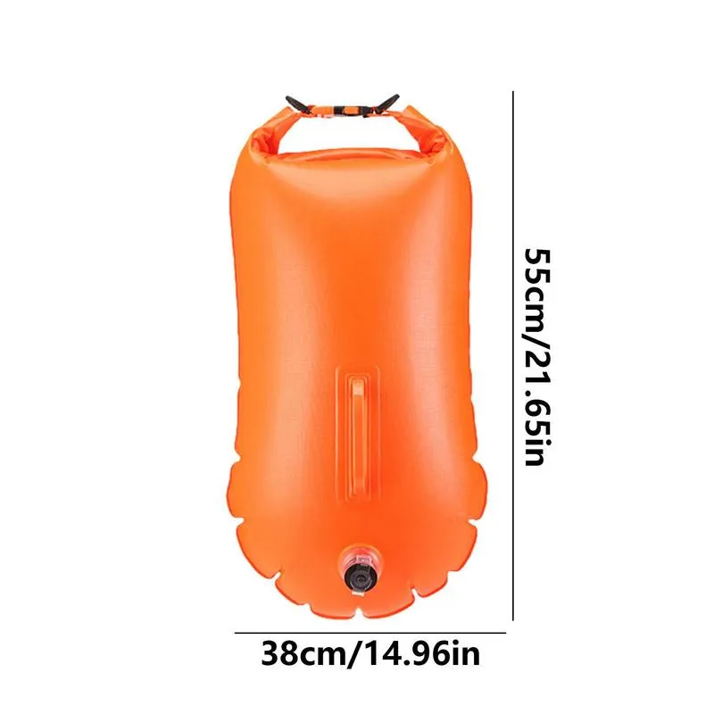 Floating Dry Bag High Visibility Inflatable Storage Bag for Canoeing ...